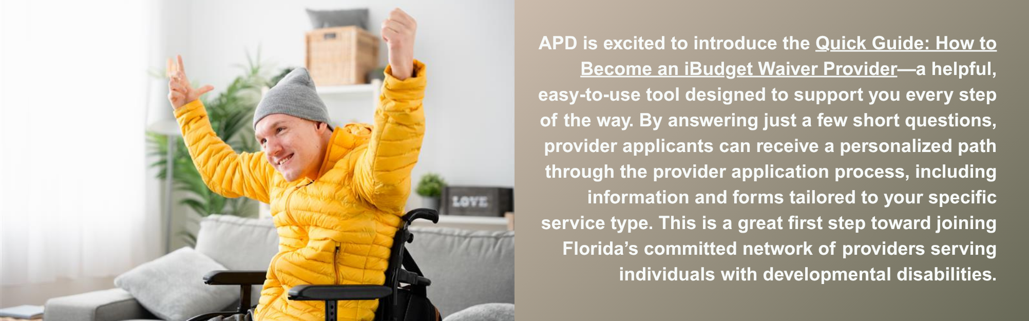 APD - Agency for Persons with Disabilities - State of Florida